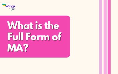 What is the MA Full Form?