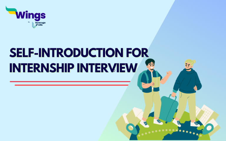 Self-Introduction for Internship Interview | Leverage Edu