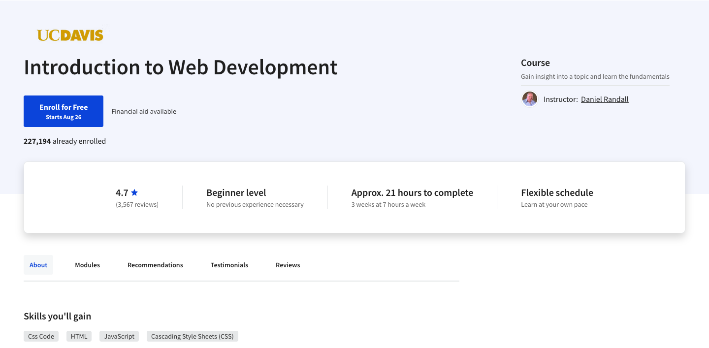 Top 5 Free Courses on Web Development with Certificate | Leverage Edu