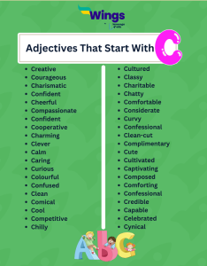 99+ Adjectives Starting with the Letter C with Examples [PDF Available ...