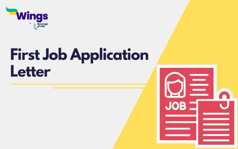 First Job Application Letter: Samples and Tips | Leverage Edu