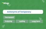 7+ Antonyms of Temporary With Meanings and Examples