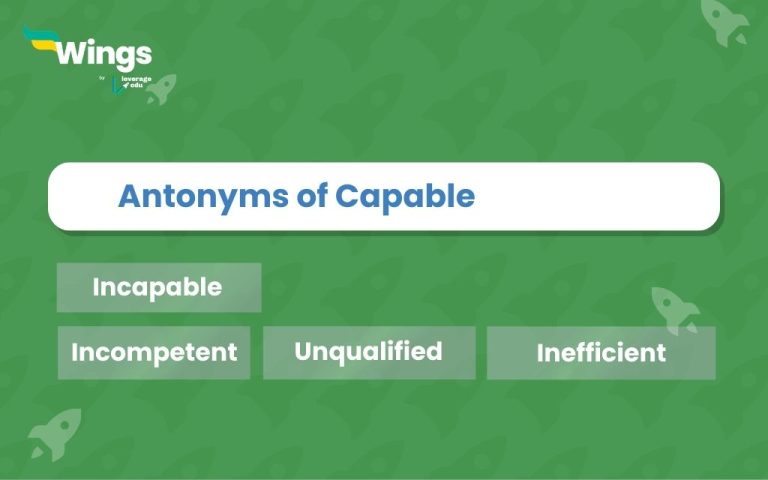 9+ Antonyms of Capable with Meaning and Examples | Leverage Edu
