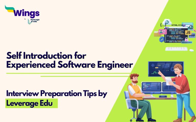Self-Introduction for Experienced Software Engineers: Samples ...