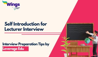 Self Introduction Interview Sample for Experienced Person