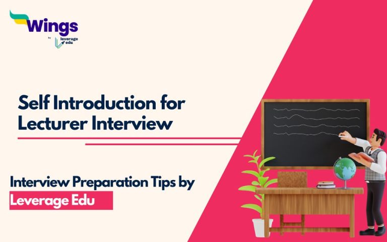 Self Introduction for Lecturer Interview