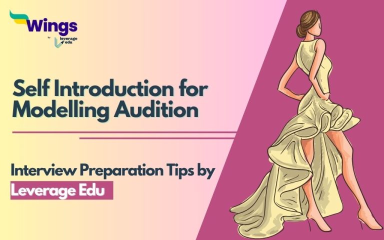 Self Introduction for Modelling Audition with Samples | Leverage Edu