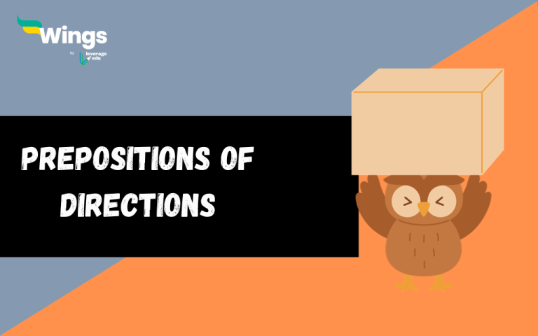 Prepositions of Directions with Examples and Exercises
