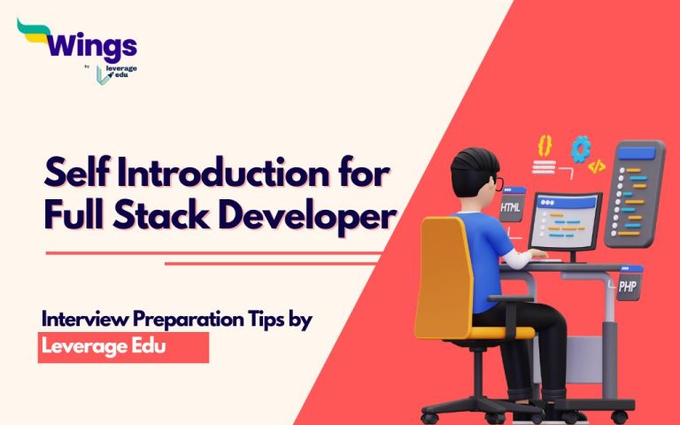 Self Introduction for Full Stack Developer