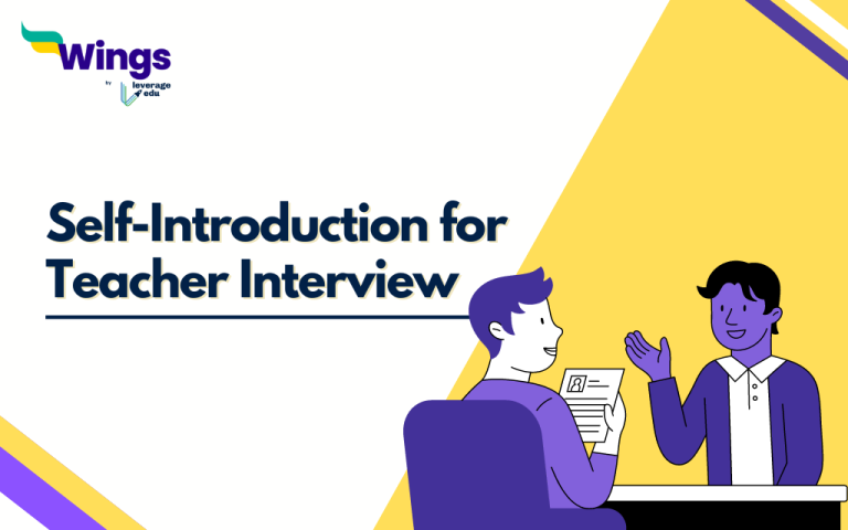 Self-Introduction for Teacher Interview | Leverage Edu