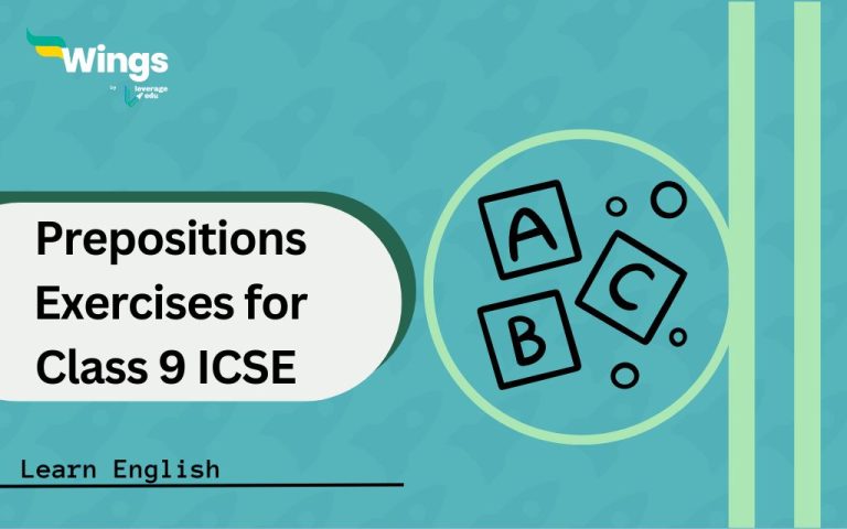 5 Prepositions Exercises for Class 9 ICSE with Answers for Practice ...
