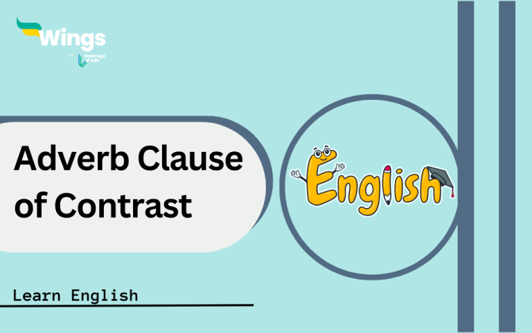 Adverb Clause of Contrast Meaning with Examples