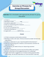 11+ Useful Phrases for Group Discussion in the English Language ...