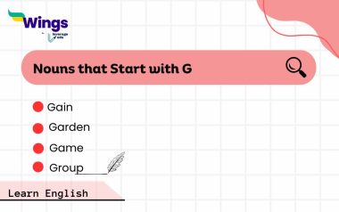 45+ Nouns that Start with G with Meaning and Examples