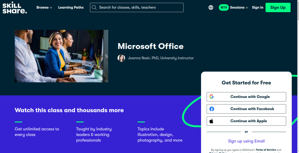 Best MS Office Free Online Courses with Certificate