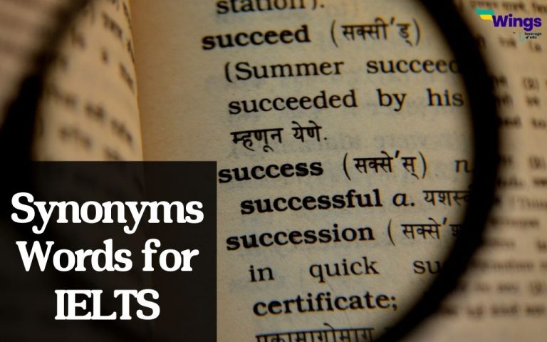 Synonyms Words for IELTS 2023 | Leverage Edu