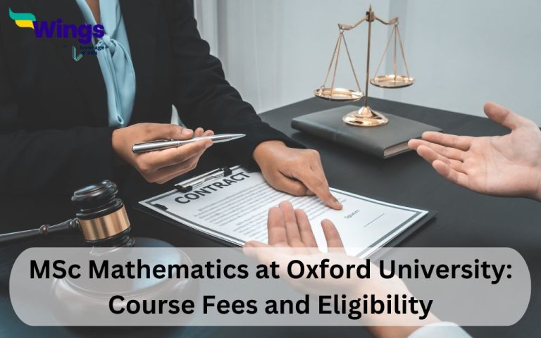 MSc Mathematics at Oxford University: Course Fees & Eligibility